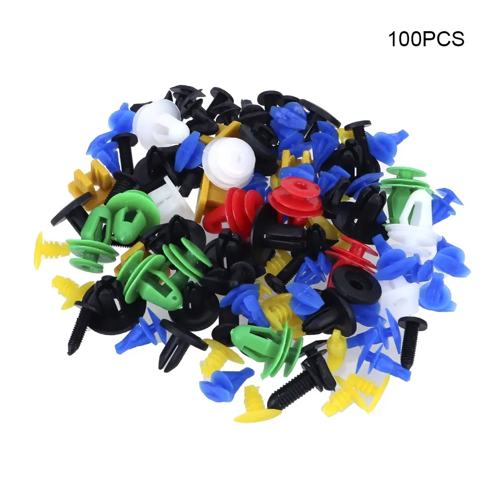 100pcs-Car-Fasteners-Mixed-Fender-Liner-Retainer-Rivet-Door-Panel ...