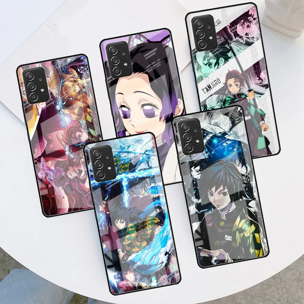 Demon Slayer Kimetsu No Yaiba Glass Case For Samsung Galaxy A52 A71 A50 ...