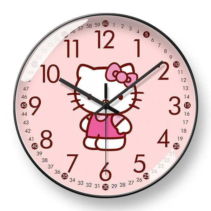 Hello kitty-reloj silencioso de estilo occidental para habitación de ...