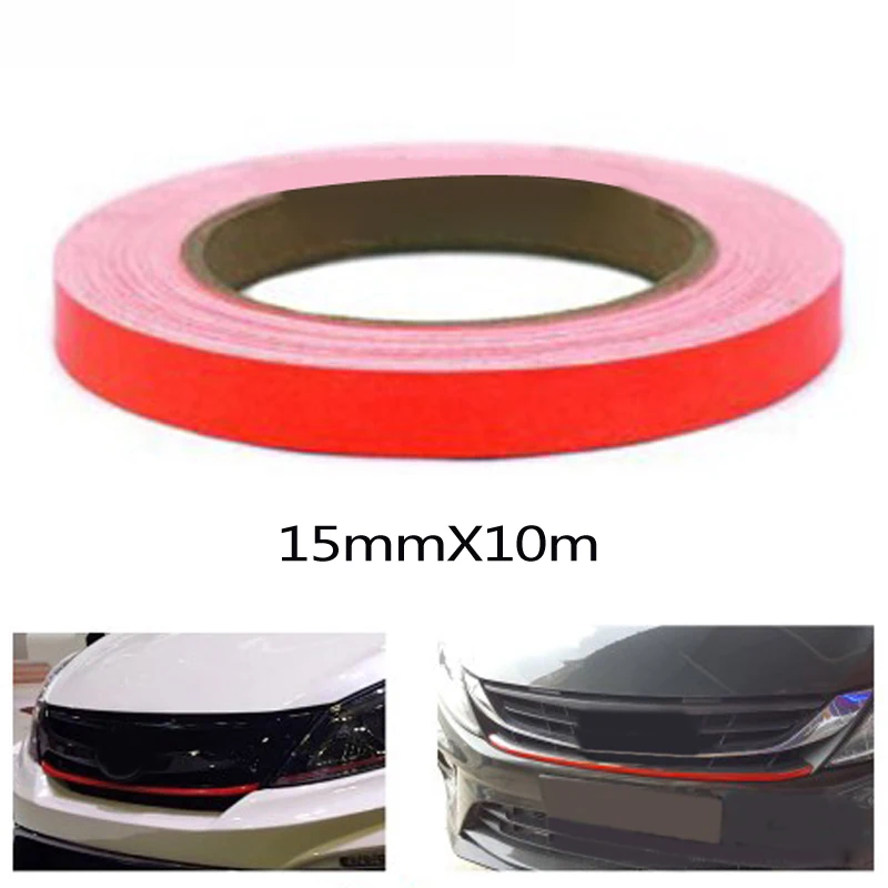 15mm-X10M-Red-Lining-Reflective-Vinyl-Wrap-Film-Car-Sticker-Decal ...
