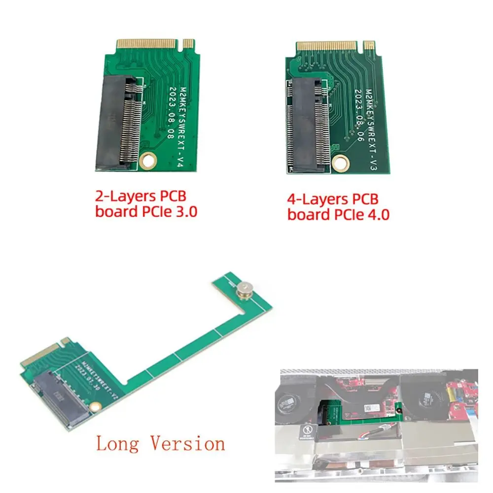 Modified Transfer Board M2 Hard Drive 90 Degrees M2 Transfercard PCIE4 ...