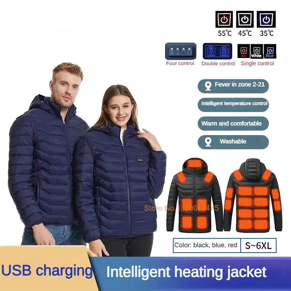 Men-Women-Heated-Jacket-Cold-Proof-Winter-Self-Heated-Jacket-Skiing-USB ...
