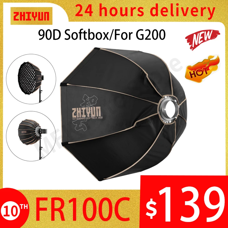 ZHIYUN-Softbox-parab-lico-90D-para-v-deo-accesorios-de-luz-para ...