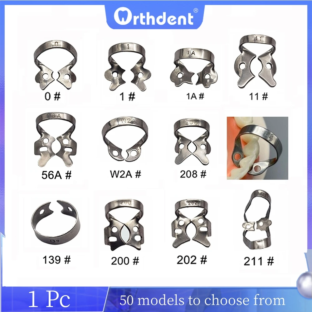 1Pc-Dental-Rubber-Dam-Clamp-Stainless-Steel-Endodontic-Restorative-Dam ...