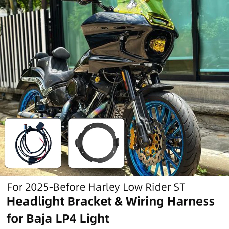 For Harley 2025-Before Low Rider ST FXLRST Motorcycle Headlight Bracket ...