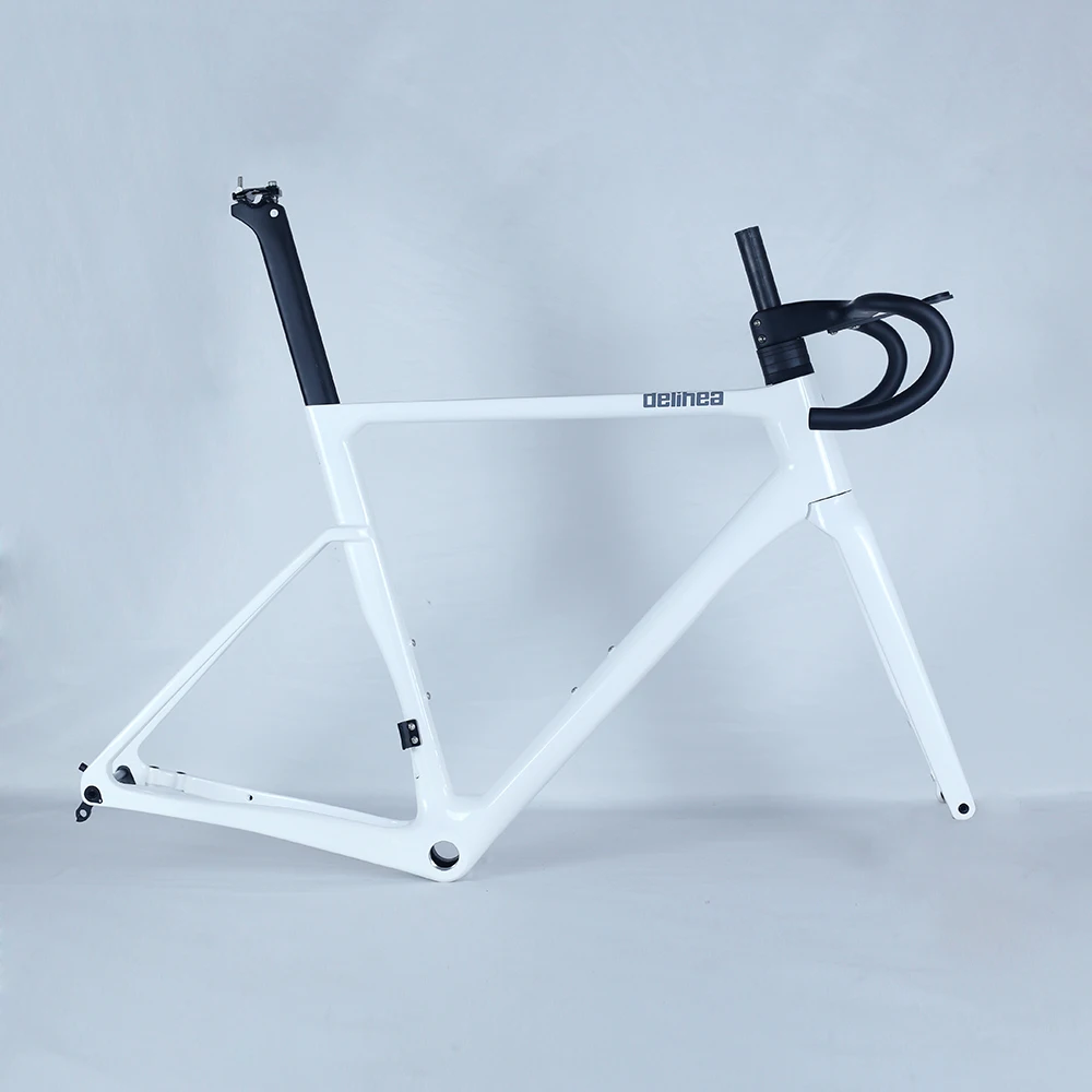 delihea-FLEX-Full-Carbon-Road-Bike-Frame-Hidden-Cable-Racing-700-32C ...