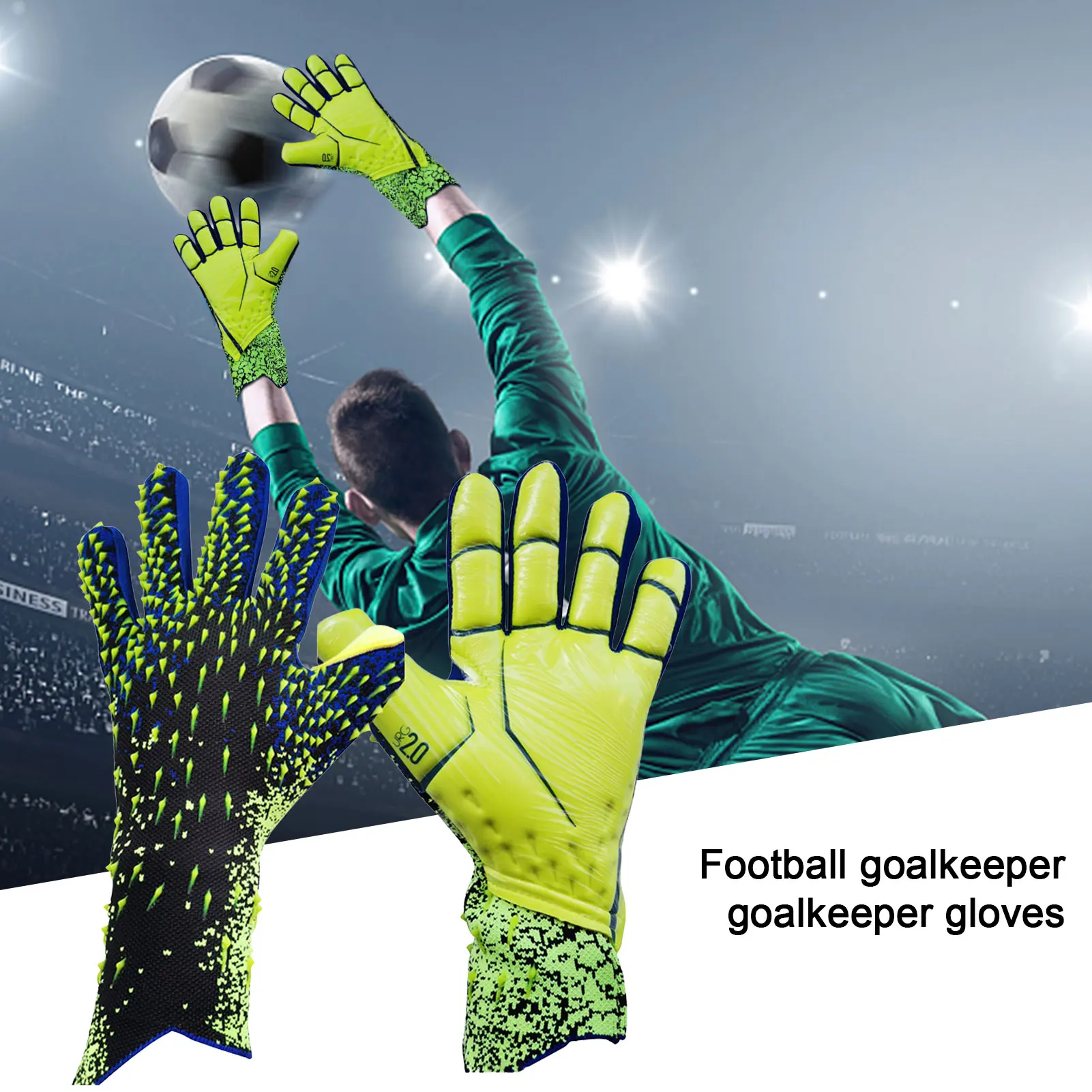 Professional-Football-Soccer-Gloves-Goalkeeper-Latex-Thickened ...