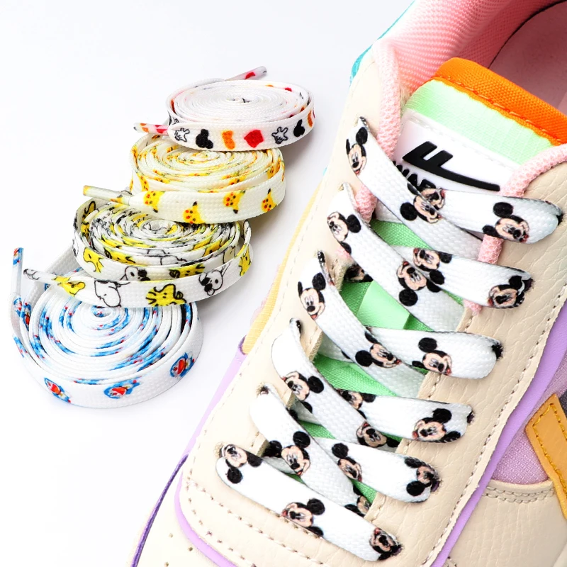 Cartoon-Graffiti-Printing-Shoelaces-Flat-Shoe-Laces-Running-Shoes ...