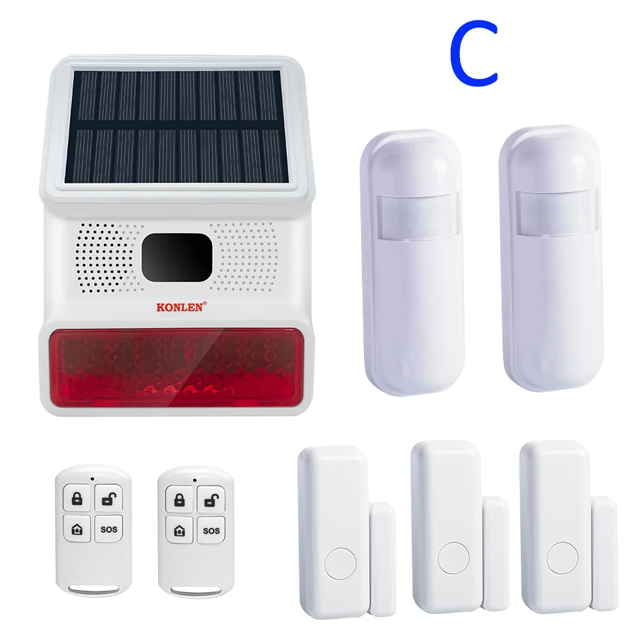 Sound Siren Home Security Alarm System | Siren Outdoor Motion Sensor ...