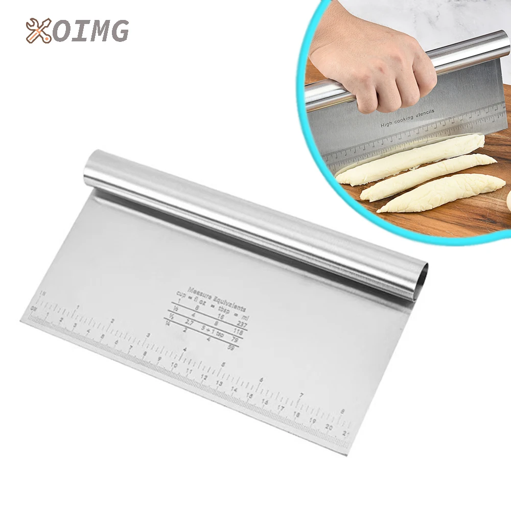 Stainless-Steel-Cake-Scraper-Noodle-Knife-Pastry-Spatula-Cake-Dough ...
