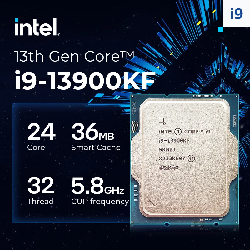 Intel®Núcleo™I9 13900KF processador 36m cache, até 5.80ghz 24 núcleo 32 ...