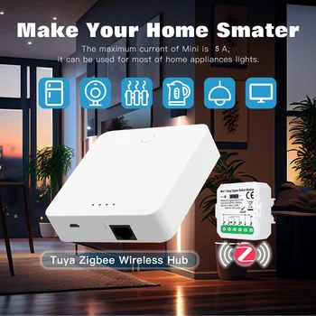 Tuya ZigBee WiFi Smart Switch Module Dry Contact DC 12/24V AC 100-240V ...