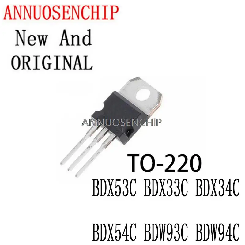10PCS New And Original TO-220 BDX53 BDX33 BDX34 BDX54 TO220 BDW93 BDW94 ...