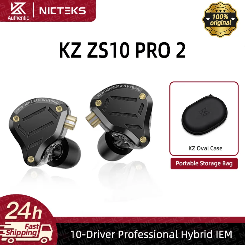 KZ-ZS10-Pro-2-Metal-Earphone-High-Performance-Dynamic-Driver-HIFI-In ...