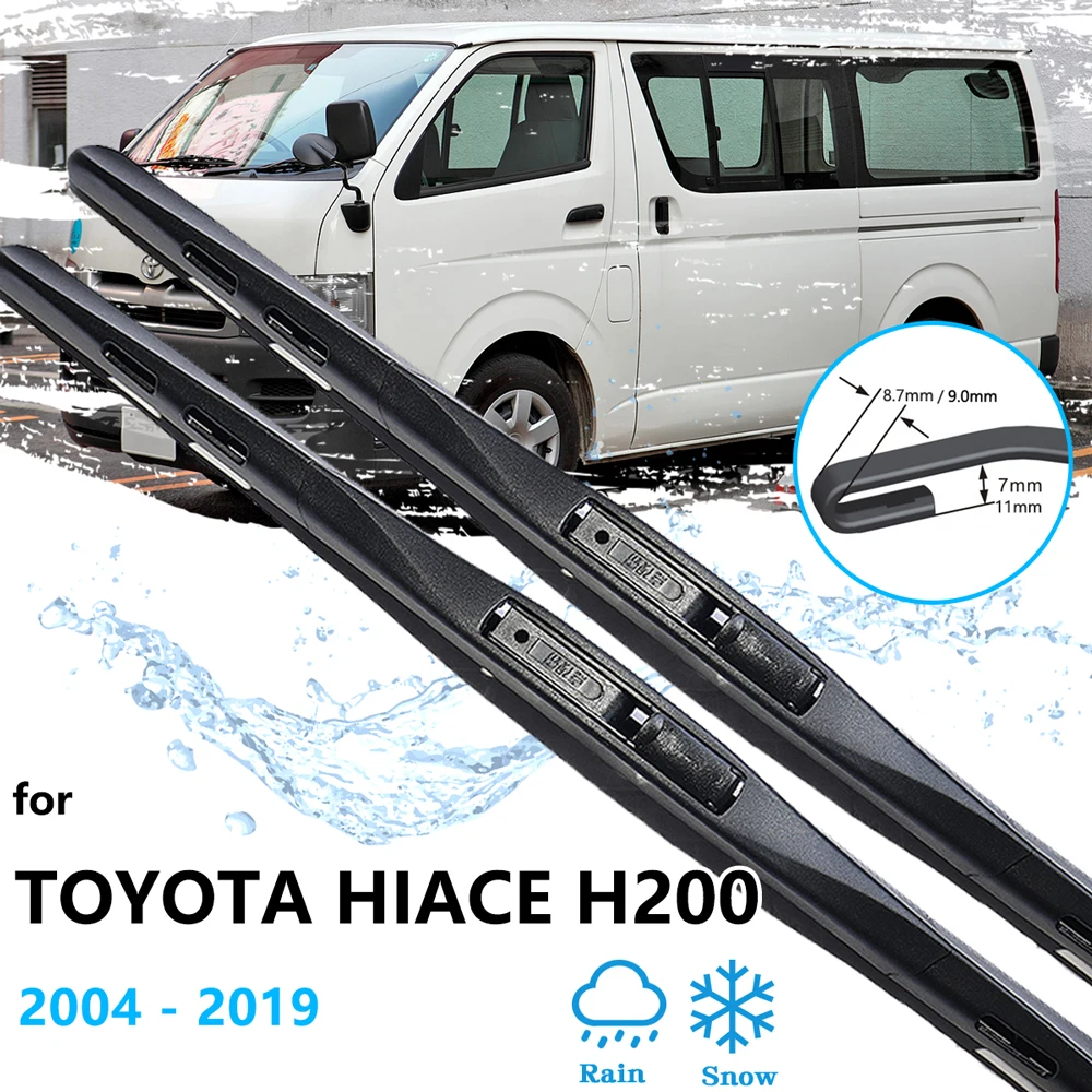For-Toyota-HiAce-H200-RegiusAce-Van-2004-2019-Front-Rear-Window-Wiper ...
