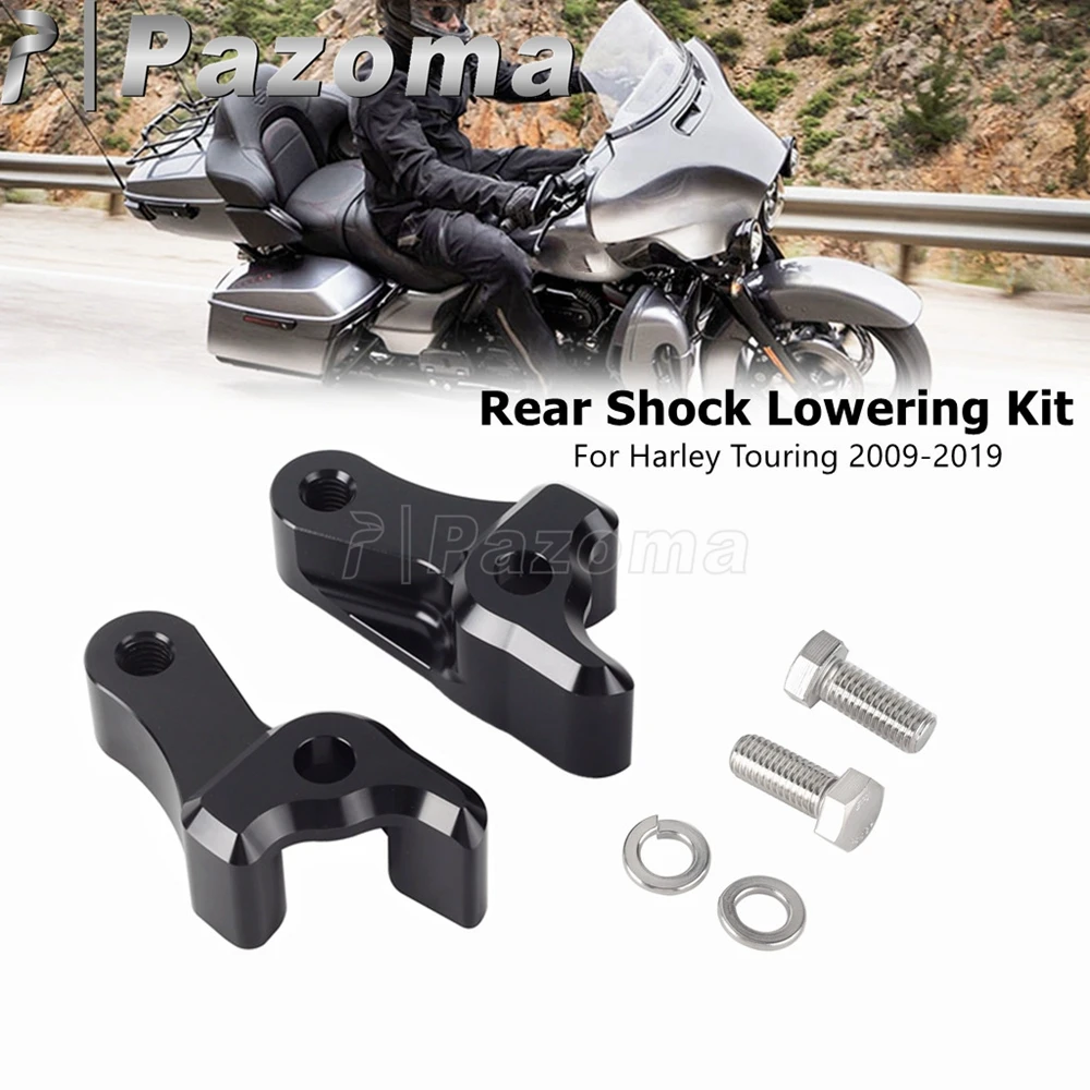 Motorcycle-Shock-Lower-25mm-1-Rear-Lowering-Link-Kit-For-Harley-Touring ...