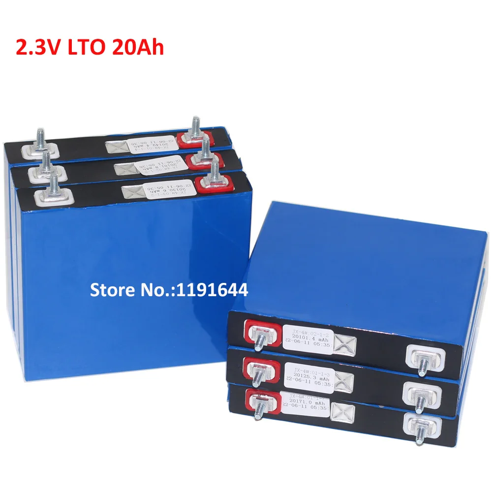 12PCS 2.3V 20Ah SCIB LTO Battery Pulse Output Power 1200W Over 20000 ...