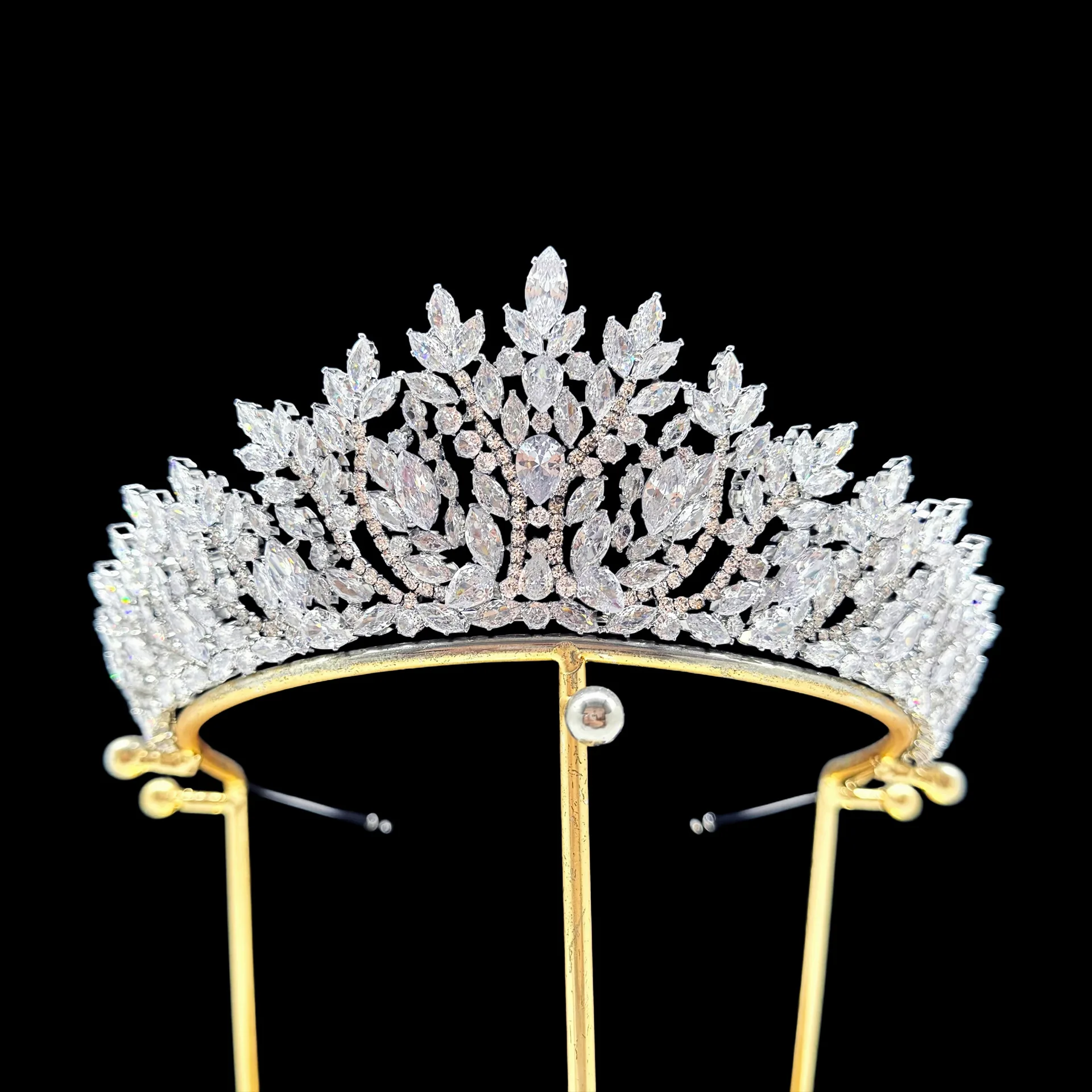 Luxury-Tiaras-Crowns-For-Women-Cubic-Zirconia-CZ-Princess-Bridal-Crown ...