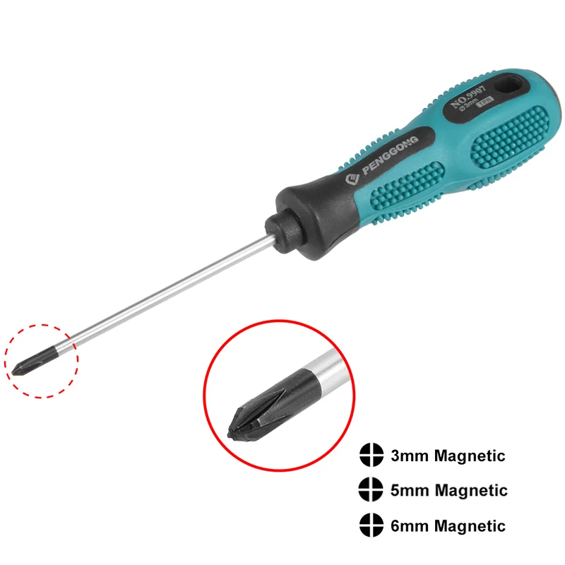 3-5-6mm-Phillips-Screwdriver-Magnetic-Tip-Flat-Cross-Screwdrivers-Non-Slip-Durable-Screw-Driver ...