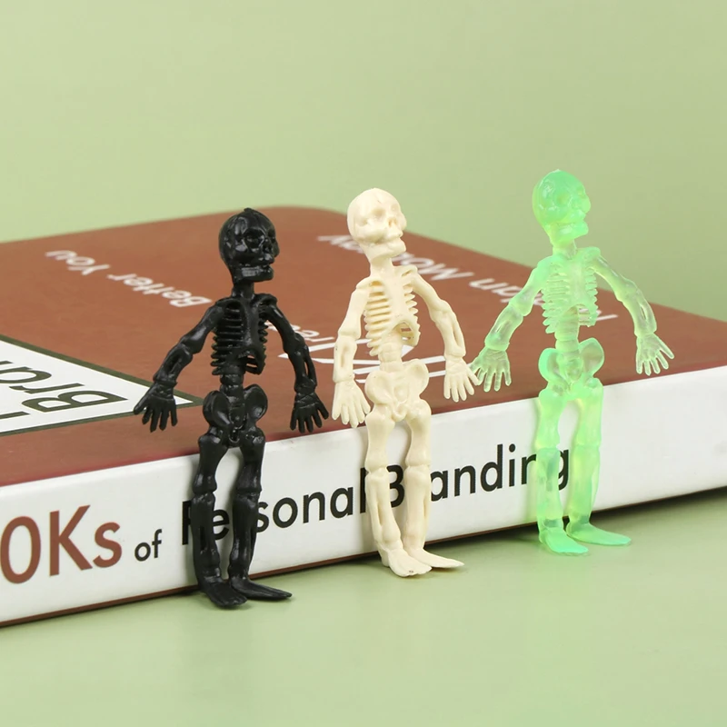 Toys Skeleton Zombie | Halloween Skeletons Toys | Halloween Mini ...