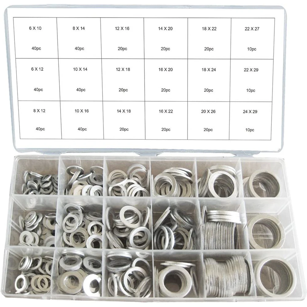 Squeeze-washer-oil-drain-plug-450-pieces-18-size-aluminum-automotive ...