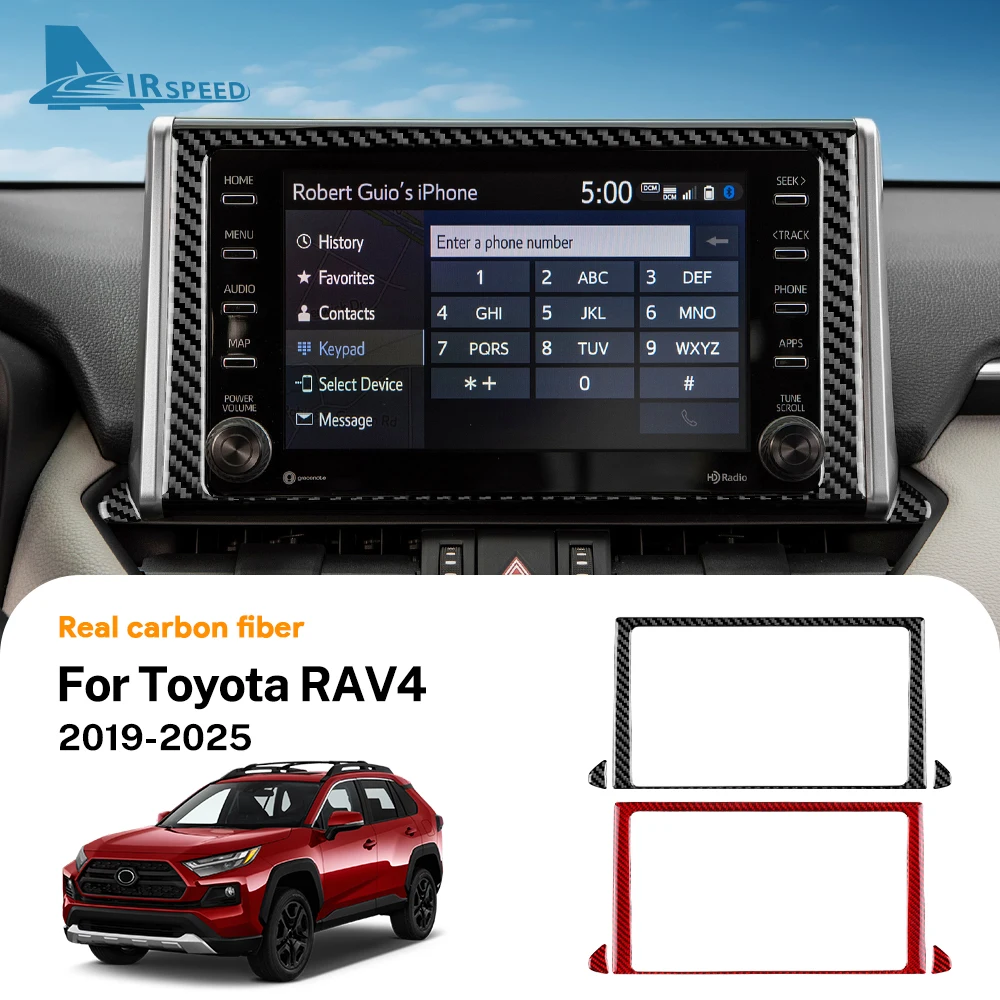Real Soft Carbon Fiber Sticker For Toyota RAV4 XA50 2019 2020 2021 2022 ...