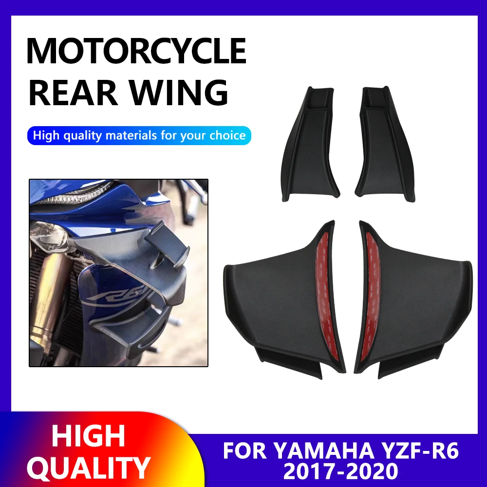 Motorcycle-Fairing-Fixed-Wing-Wind-for-YAMAHA-YZFR6-YZF-R6-R6-2017-2018 ...