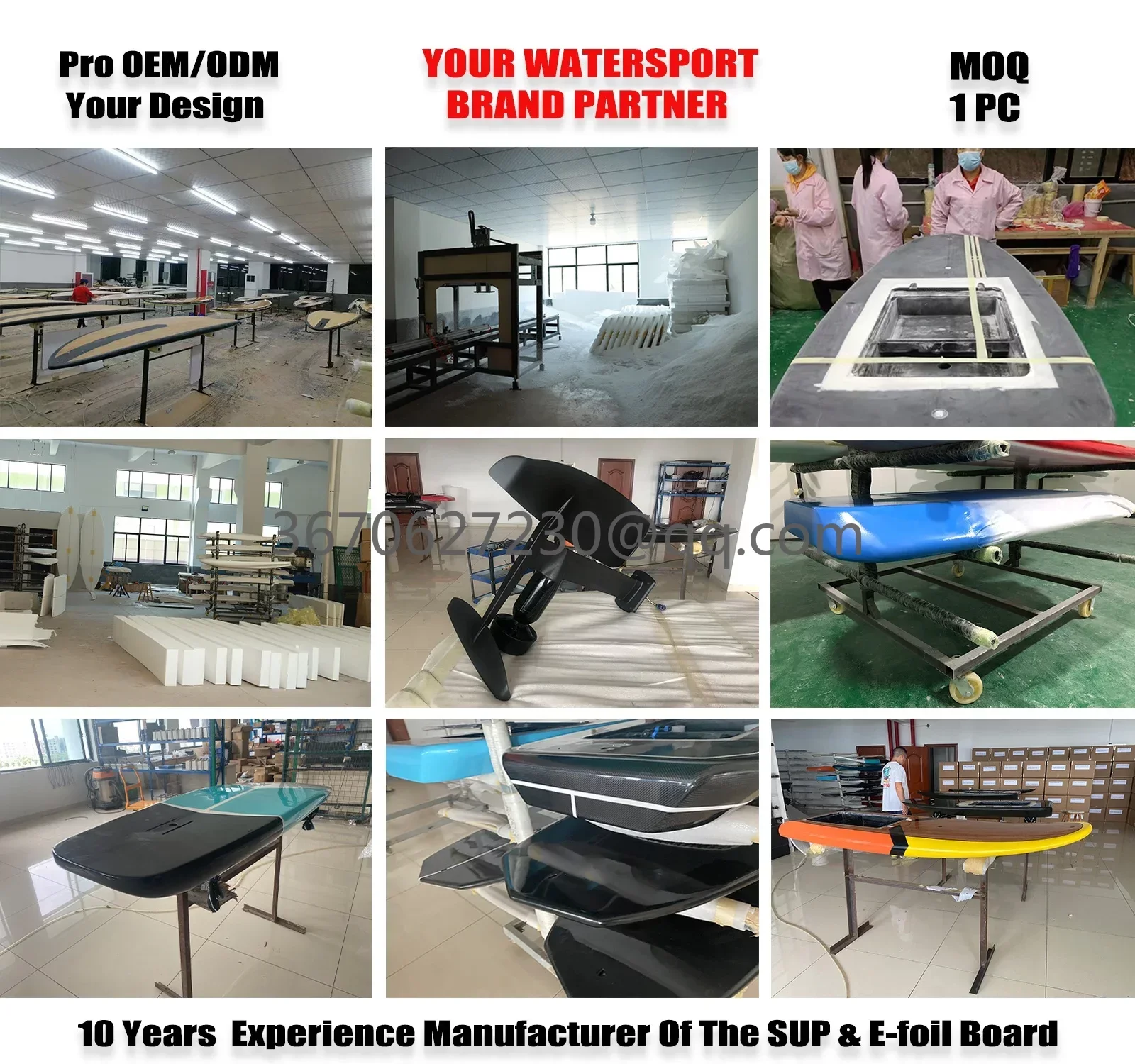 Electric Surfboard Full Carbon Electric Hydrofoil Surfboard - Motorized ...
