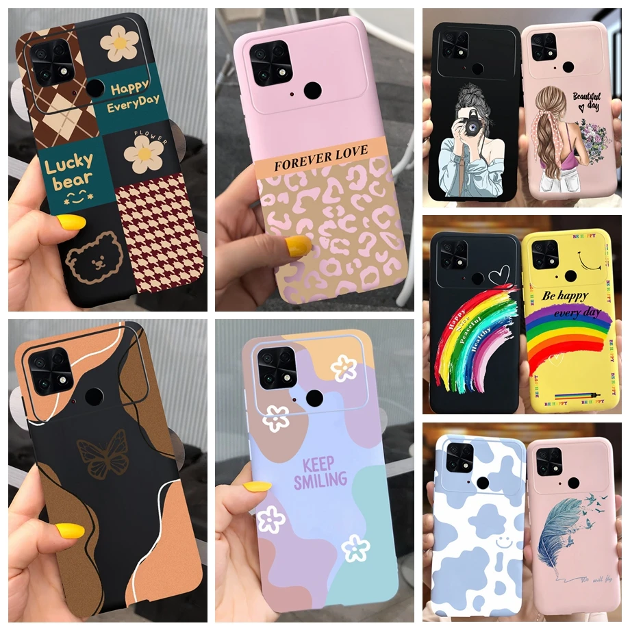 For-Xiaomi-Poco-C40-Case-Cute-Bear-Graffiti-Phone-Case-Soft-TPU-Back ...