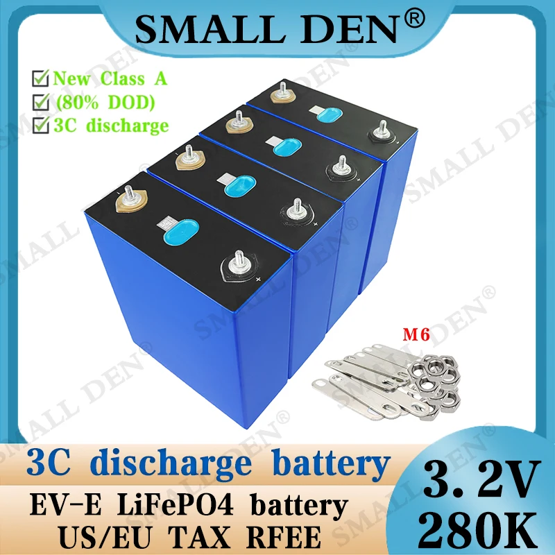 Grade-A-LF280K-LiFePo4-280Ah-EV-E-3-2v-280Ah-Lithium-Battery-Cell ...