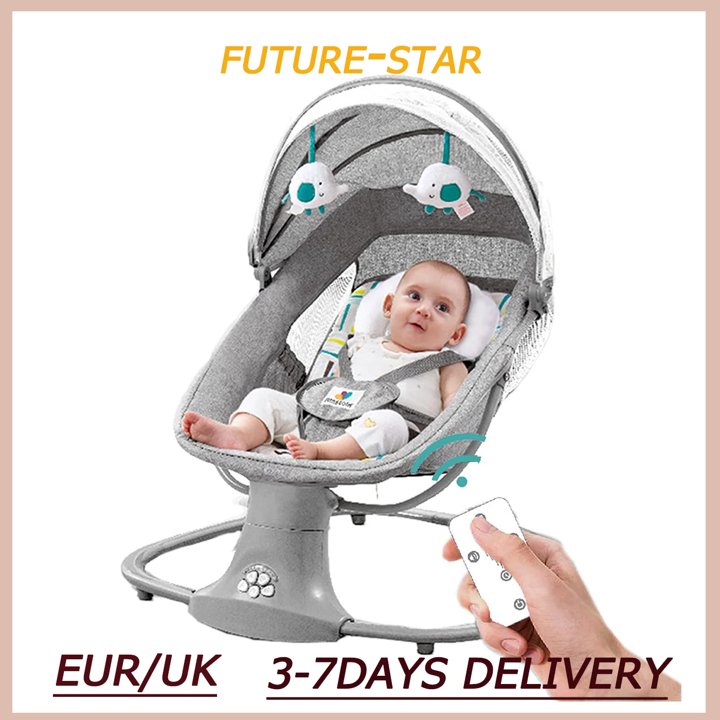 Baby-bed-Rocking-cradle-Baby-Electric-Rocking-chair-for-newborn-baby ...