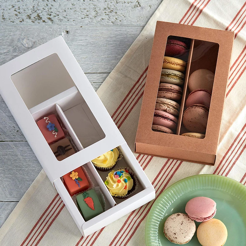 Transparent-Rectangular-Pvc-Cake-Box-Macaron-Packaging-Box-Baked ...