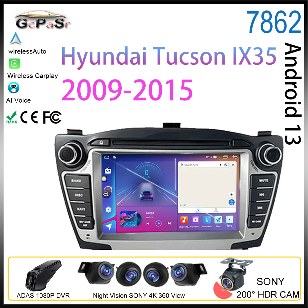 Android-For-Hyundai-Tucson-IX35-2009-2015-Car-Multimedia-Auto-Screen ...