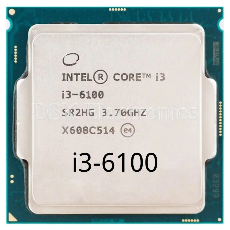 Intel Core i3 6100 original 3,7 GHz 3M Cache Dual Core 51W CPU ...