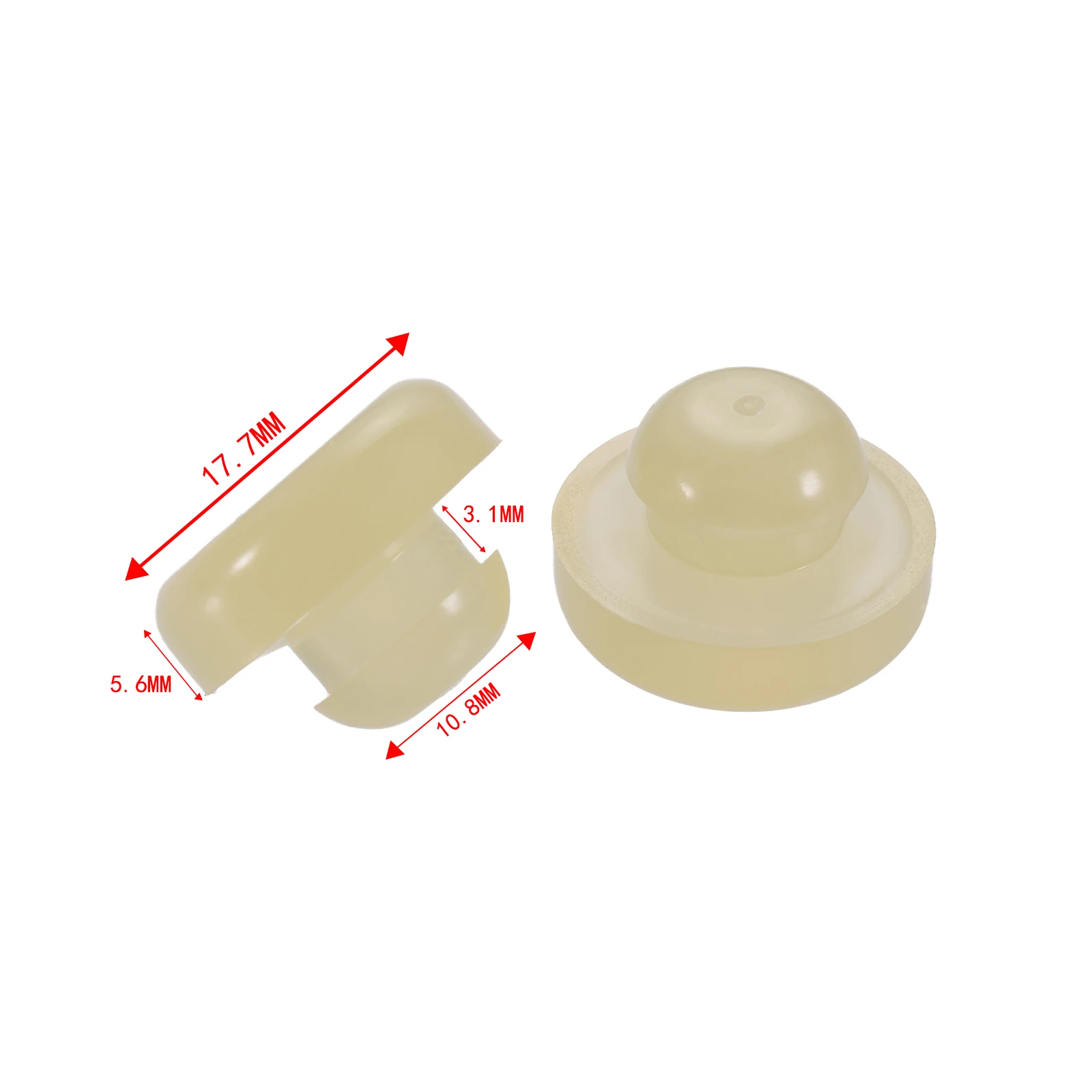 2Pcs Car Brake Clutch Pedal Switch Rubber Stoppers 46584-s0100 for ...