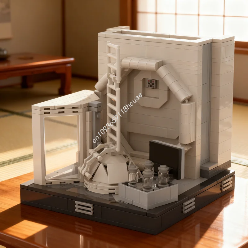 575pcs MOC Alien Nostromo Self Destruction Scene Icons Model Building ...