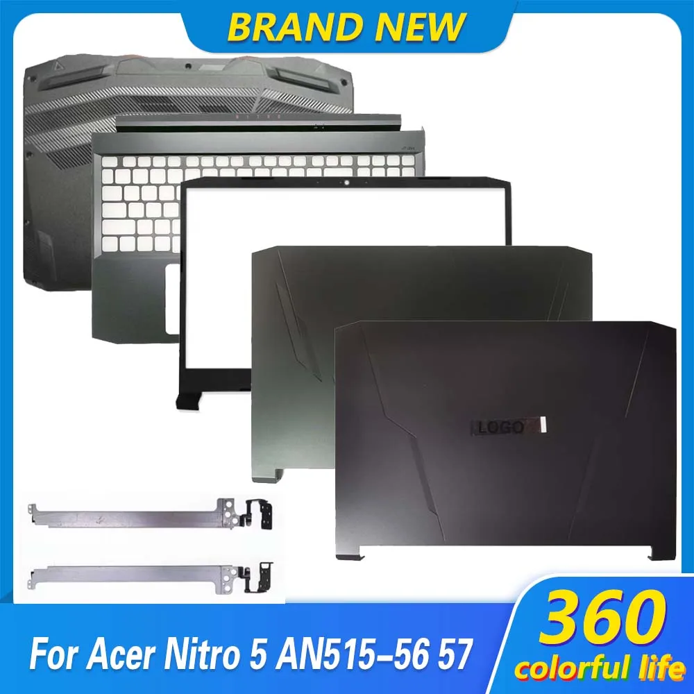 New-For-Acer-Nitro-5-AN515-56-AN515-57-LCD-Back-Cover-Front-Bezel ...