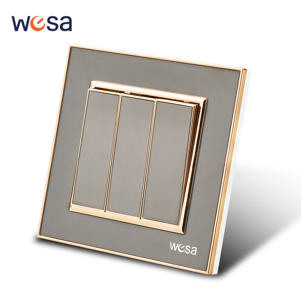 WESA-Black-Mirror-Acrylic-Wall-Switch-Flame-retardant-Panel-3-Gang-1 ...