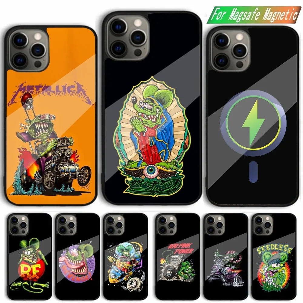 Art Rat F-Fink Phone Case For iPhone 15,14,13,12,11,Plus,Pro,Max Mini ...