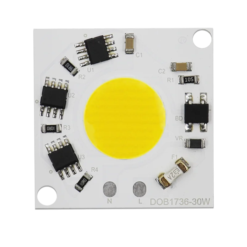 Driverless DOB 220V LED Module 30W COB Chip Lamp Bead Light Full Power ...