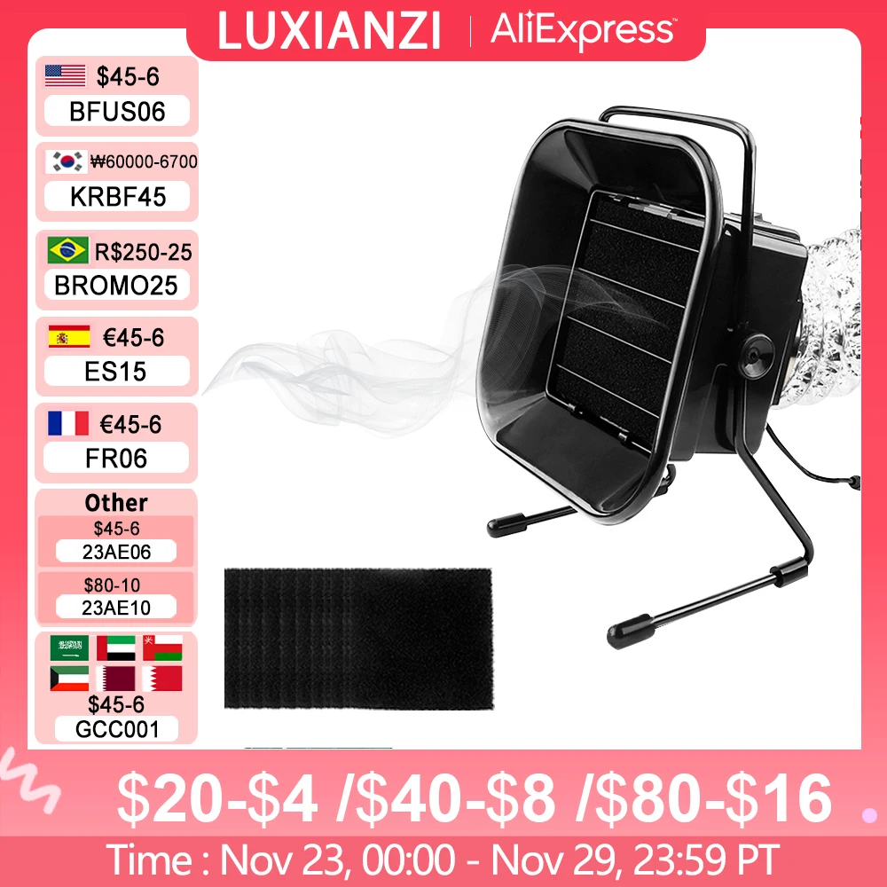 LUXIANZI-30-60w-Solder-Smoke-Absorber-Kit-EU-UK-Plug-ESD-Fume-Extractor ...