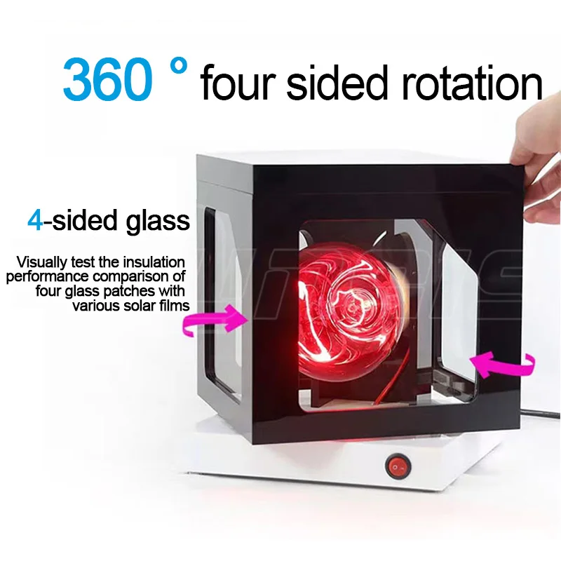 Rotatable-Ceramic-Window-Tint-Heat-Insulation-Tester-Window-Films-Block ...