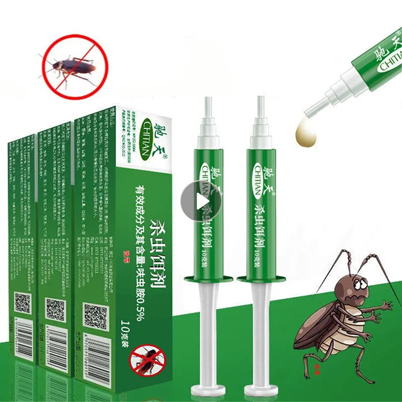 Powerful-Effective-Cockroach-Killing-Bait-Roach-Control-Gel-Roach ...