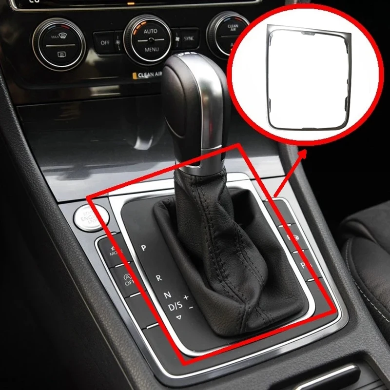 Car-DSG-Gear-Frame-Bracket-Circle-Gear-Shift-Knob-Base-Trim-Circle ...