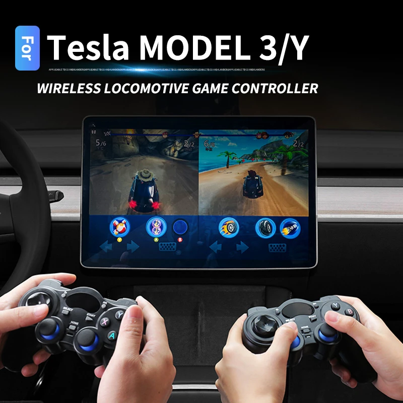 Manette de jeu Bluetooth sans fil USB pour voiture TESLA Model Y Model ...