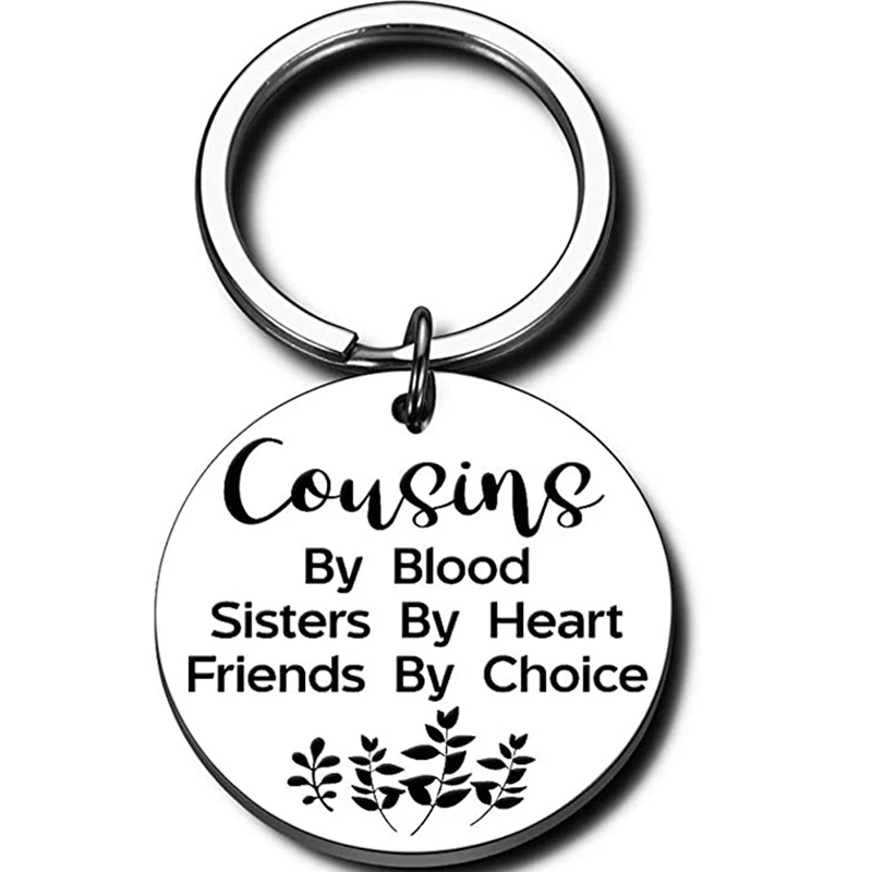 Cousin Gifts for Girl, Cousin Keychain, Cousins By Blood Sisters by ...
