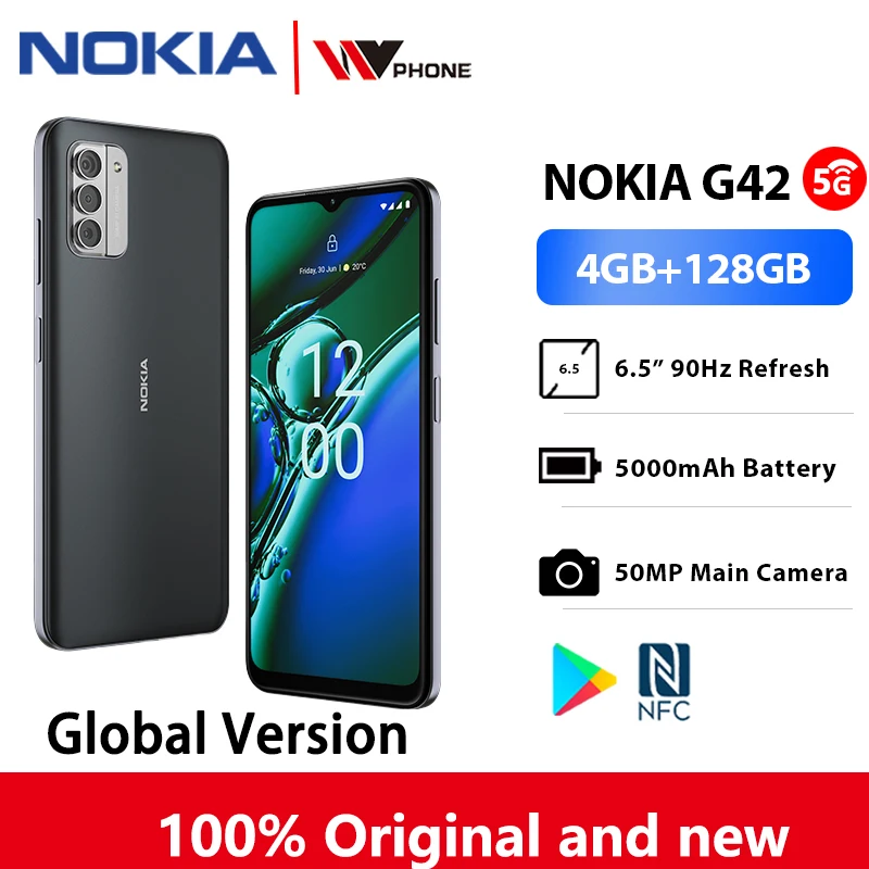 [World Premiere] Nokia G42 4GB 128GB 5G Snapdragon 480 Android 13 90Hz ...
