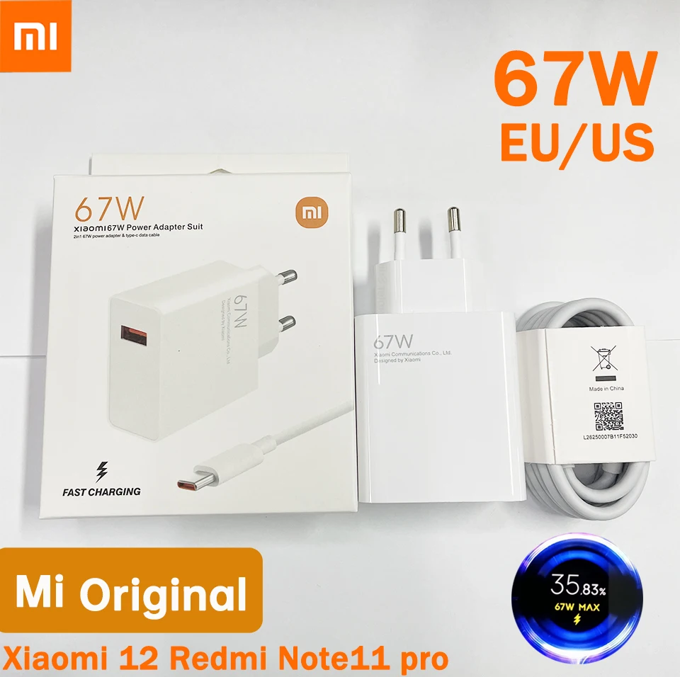 Xiaomi-Mi-Charger-67w-Original-Tubro-Charge-Fast-Charging-Charger ...