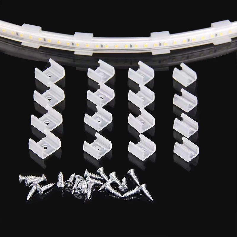 LED-Strip-Clips-Led-Connector-Tiras-de-Luces-Led-Fix-Holder-with-Screw ...