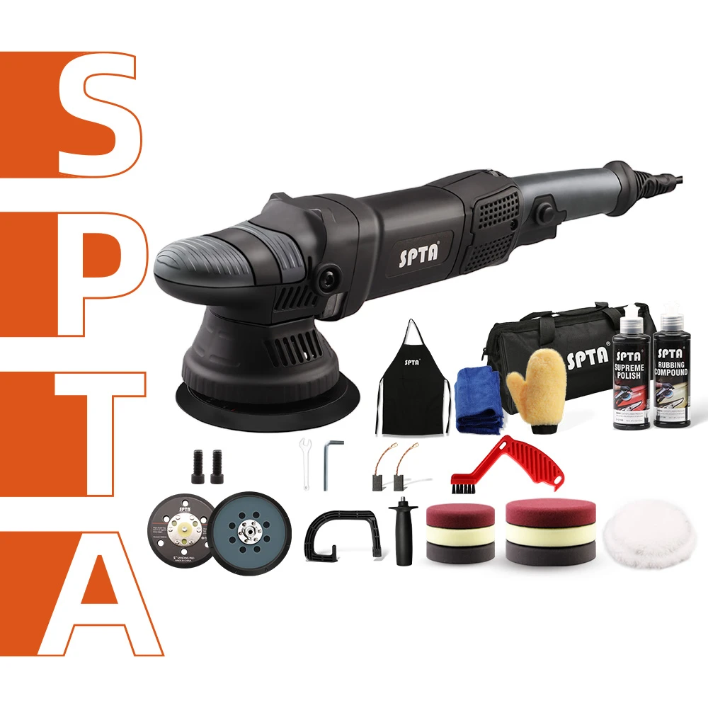 Spta 5inch 780w Dual Action Polisher Orbit 15mm Auto Polisher Da Car ...